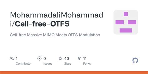 Github Mohammadalimohammadi Cell Free Otfs Cell Free Massive Mimo Meets Otfs Modulation