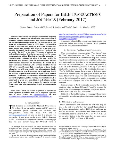 Ieee Template 2017 Mse Abstract—these Instructions Give You