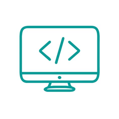 Premium Vector Coding Icon Outline