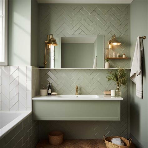 Sage Green Tile Bathroom At Evelyn Ayala Blog
