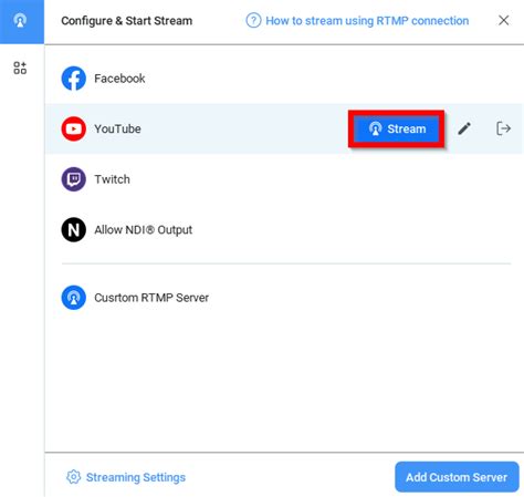 Rtmp Streaming Connection Manycam Help And Support