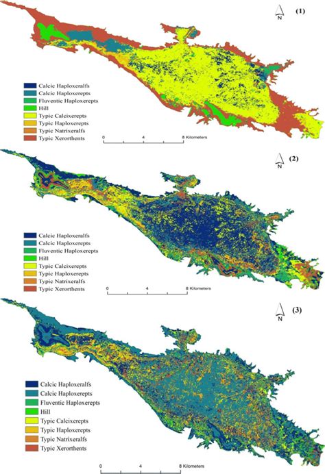 Most Probable Soil Classes 1 The Second Most Probable Soil Classes