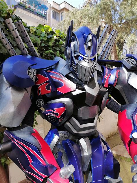 Optimus Prime Transformers Cosplay Costume Etsy