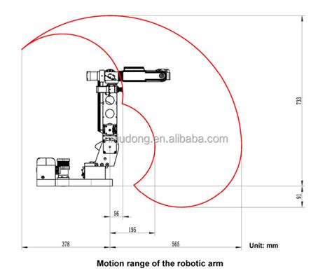 6 Axis Industrial Robot Arm Cnc Desktop Programmable Robot Arm 6 Dof