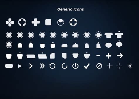 Game Controller Icon Pack 2 Styles X 11 Controllers Keyboard Mouse