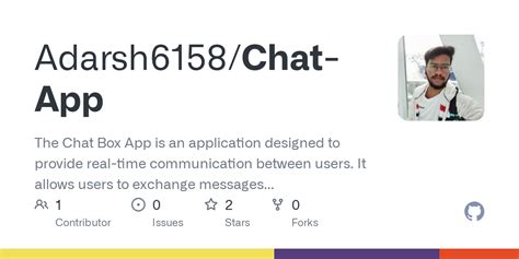 Github Adarsh6158chat App The Chat Box App Is An Application Designed To Provide Real Time