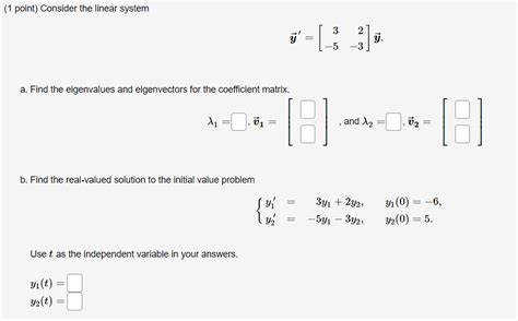 Solved B ﻿find The Real Valued Solution To The Initial