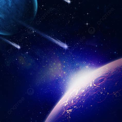 Hd 어두운 파란색 그라디언트 별이 빛나는 배경 지구 오로라 배경 일러스트 및 사진 무료 다운로드 Pngtree