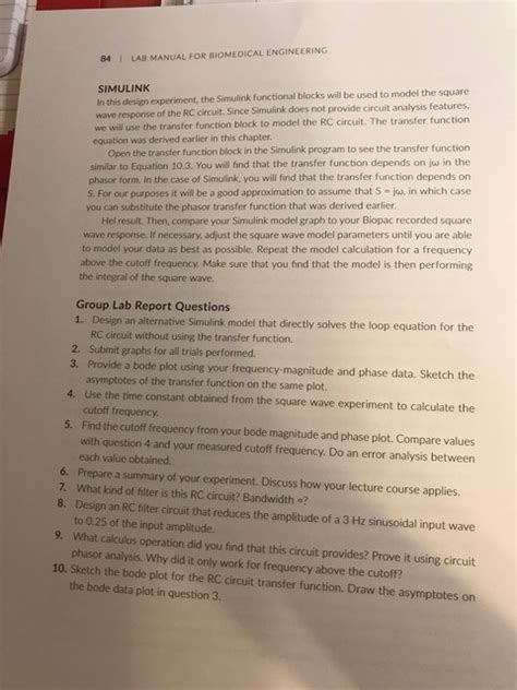 LAB RC Frequency Response OBJECTIVE In This Chegg