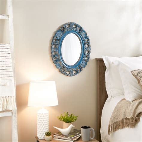 Vintage Belle Blue Mirror 1 Kroger