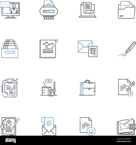 Re Wording Line Icons Collection Paraphrasing Rewriting Restating Recasting Reformulating