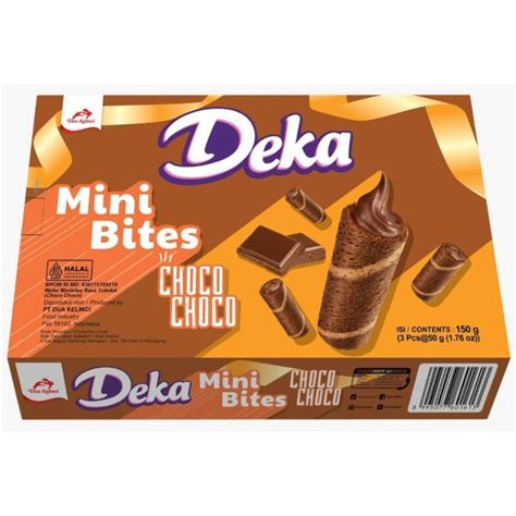 Jual Deka Mini Wafer Bites Choco Choco 150 G Shopee Indonesia