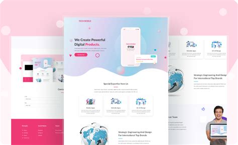 landing page templates figma