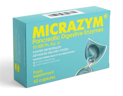 Micrazym 10000 Pheurou 50 Capsules Super Strength Pancreatic