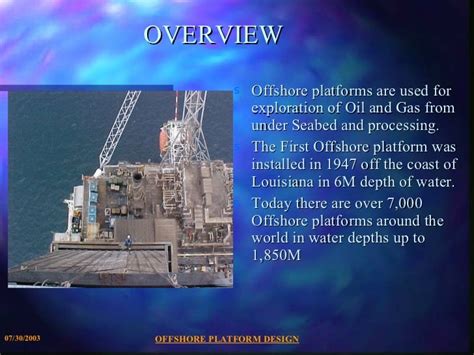 Offshore Structures Presentation