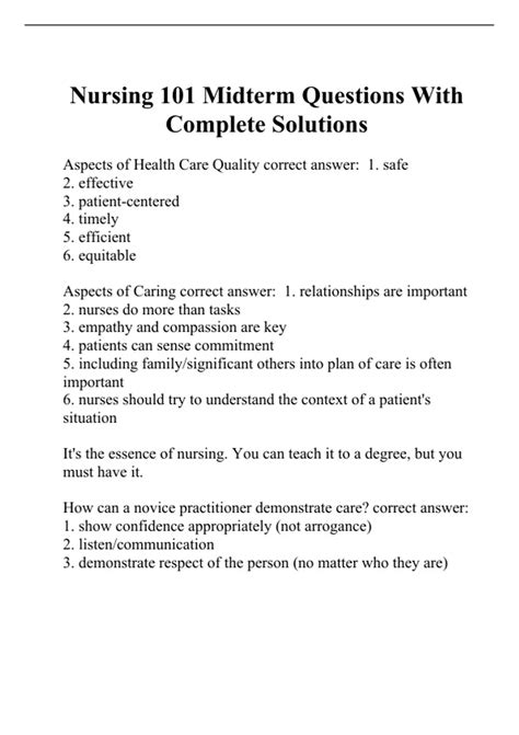 Nursing 101 Midterm Questions With Complete Solutions Fpc Fundamental Payroll Certification