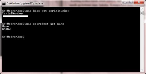 Cara Mengetahui Serial Number Laptop Melalui Cmd