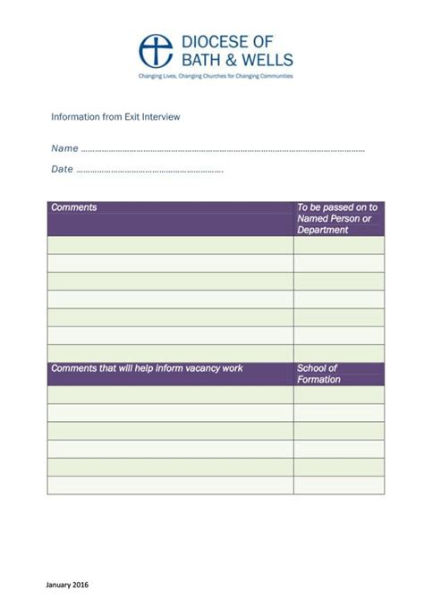 40 Best Exit Interview Templates And Forms ᐅ Templatelab