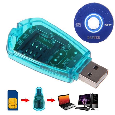 USB SIM Card Reader Writer Copy Clone Copier Backup Adapter All Sim Cards GSM G