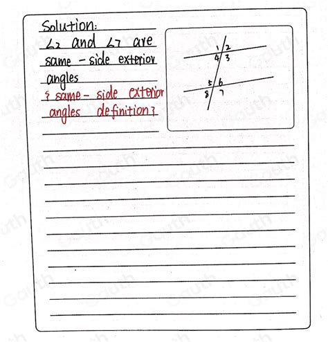 Solved 5 In The Given Figure Which Pair Of Angles Are Same Side
