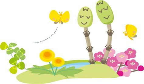 春の訪れイラスト