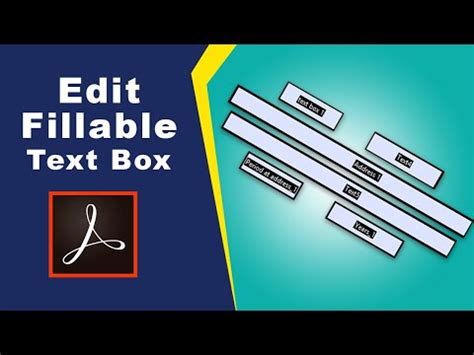 How To Edit Text Boxes In A Fillable Pdf Form After Saving Using Adobe A The Graphic Home