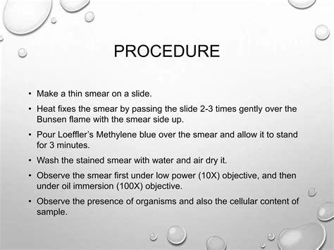 Staining Techniques And Types Procedure Pptx