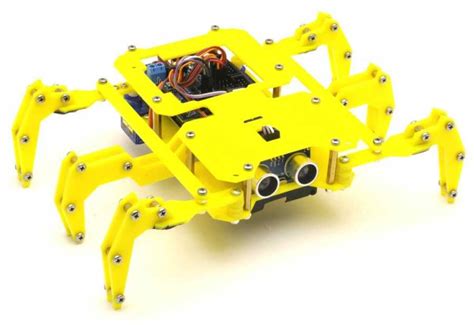 ROBUG Arduino Based Hexapod Robot Kit Black Robot Kits Jsumo JSumo