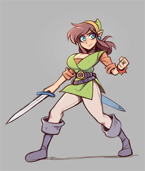 Link And Link The Legend Of Zelda Drawn By Brellom Danbooru