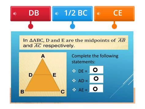 Midline Theorem Labelled Diagram