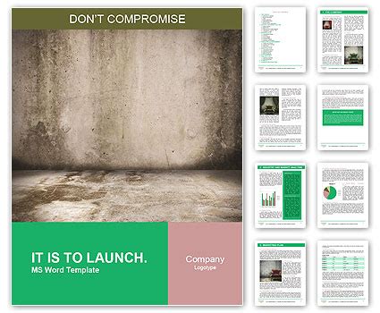 Grunge Inspired Vintage Interior Design Word Template Design ID SmileTemplates Com