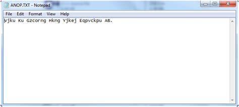 C Implementation Of Substitution Cipher