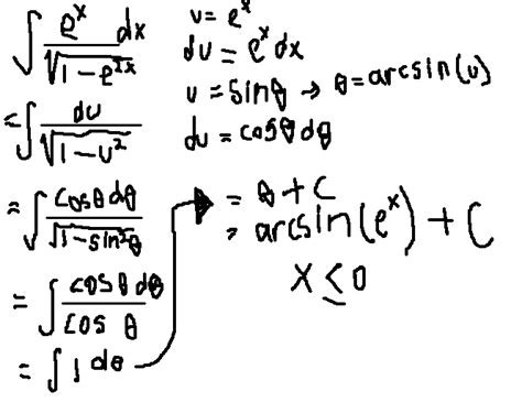 Famous Arcsin Formula For Ex Sqrt 1 E 2x Scan Paper • Physics