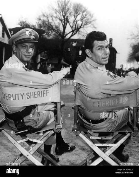 Andy Griffith Show Don Knotts Andy Griffith 1960 68 Onset Stock