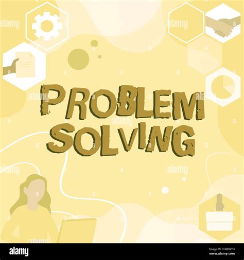 Writing Displaying Text Problem Solving Business Showcase To Find An Answer Or Means Of