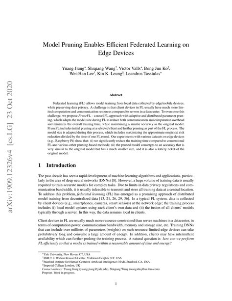 pdf model pruning enables efficient federated learning on edge devices