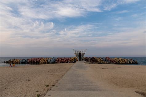 강릉 당일치기 여행 사근진해변 해수욕장 무지개방파제 해중전망대 주차장 네이버 블로그