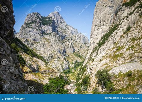 Cares Trail Ruta Del Cares In Picos De Europa Asturias Spain
