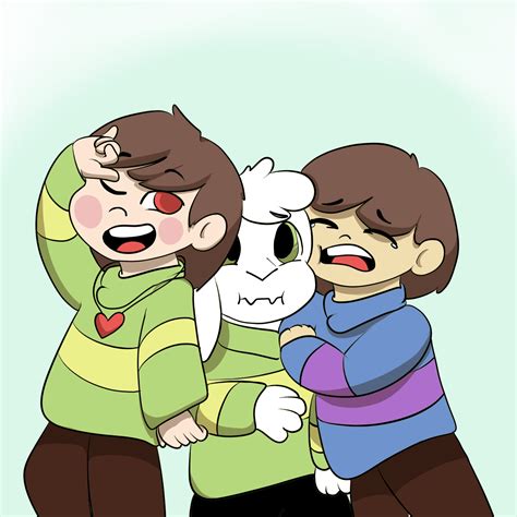 Frisk Chara Asriel Asriel Dreemurr Undertale 