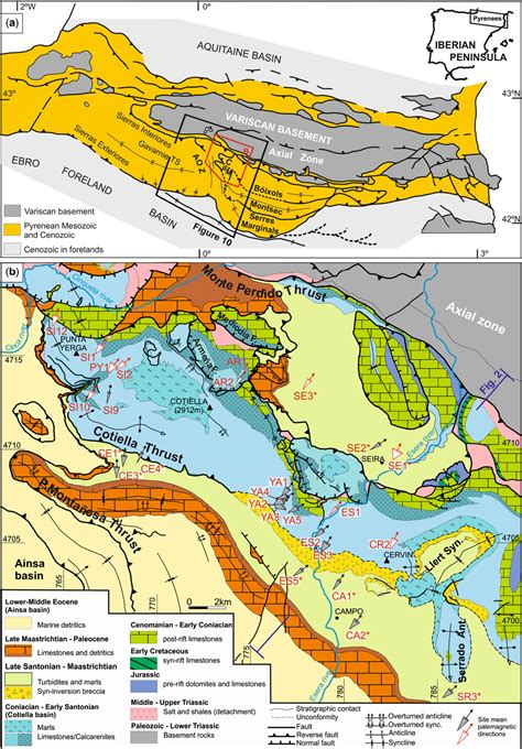 Figure 1 From Timing Of Magnetization And Vertical Axis Rotations Of The Cotiella Massif Late