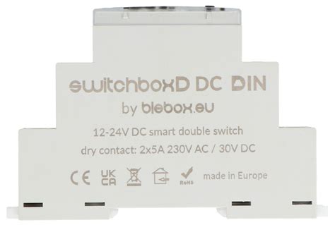BleBox SwitchBoxD DC DIN Channel V AC V DC WiFi Relay Android IOS App Botland
