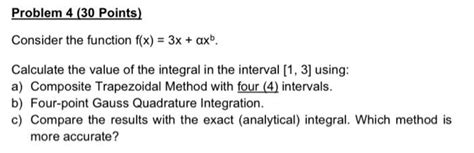 solved problem 4 30 points consider the function f x 3x