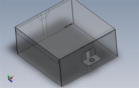 带sw钣金工具的盒子 Solidworks 2010 模型图纸免费下载 懒石网