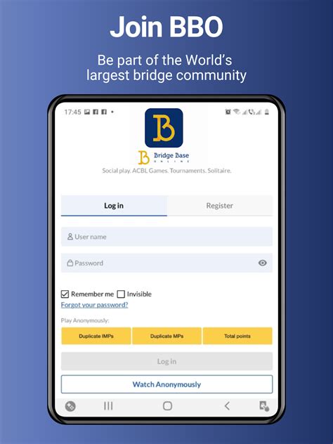 Bbo Bridge Base Online Apk Para Android Descargar