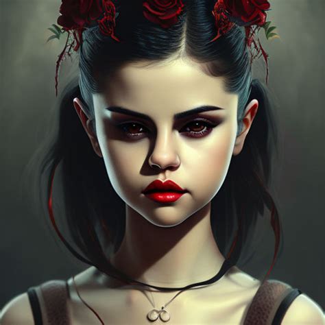 Dark Fantasy Selena Gomez By Auctionpiccker On Deviantart