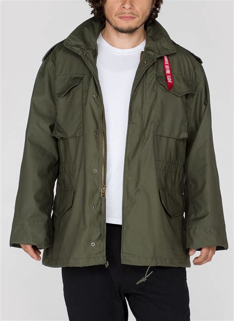 Alpha Industries M-65 Jacke M65 Olive | Jacken / Westen | Herren ...