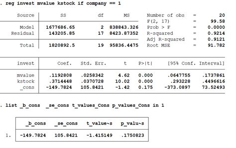 Getting P Values And T Values With Asreg Stata Professor Your Partner In Research