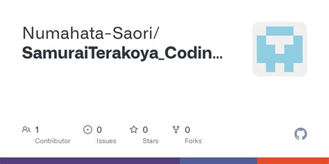 Github Numahata Saorisamuraiterakoyacodingexercisescorporate Site