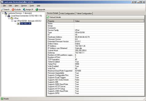 Installer Lantronix Device Installer