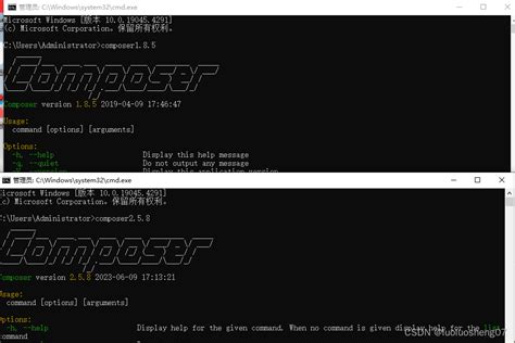 windows10小皮安装不同版本composer，实现自由切换使用 小皮面板安装composer csdn博客